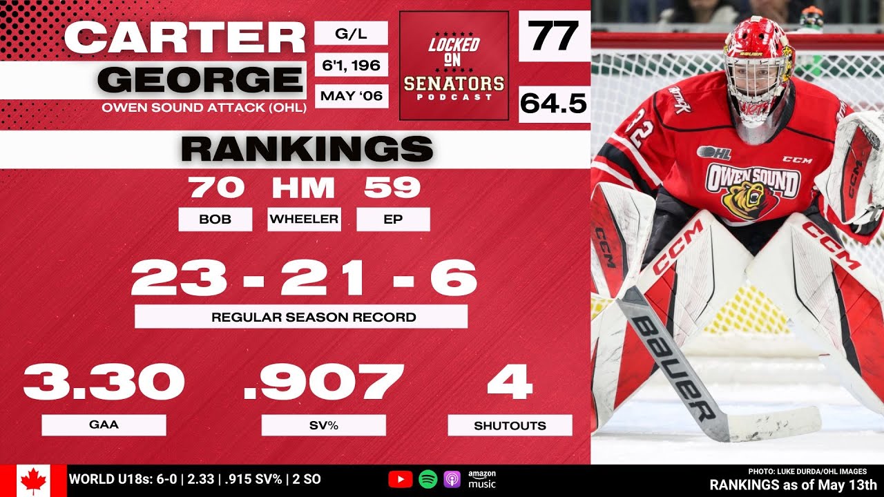 Carter George NHL - Net Worth, Contract, Detailed Information ...