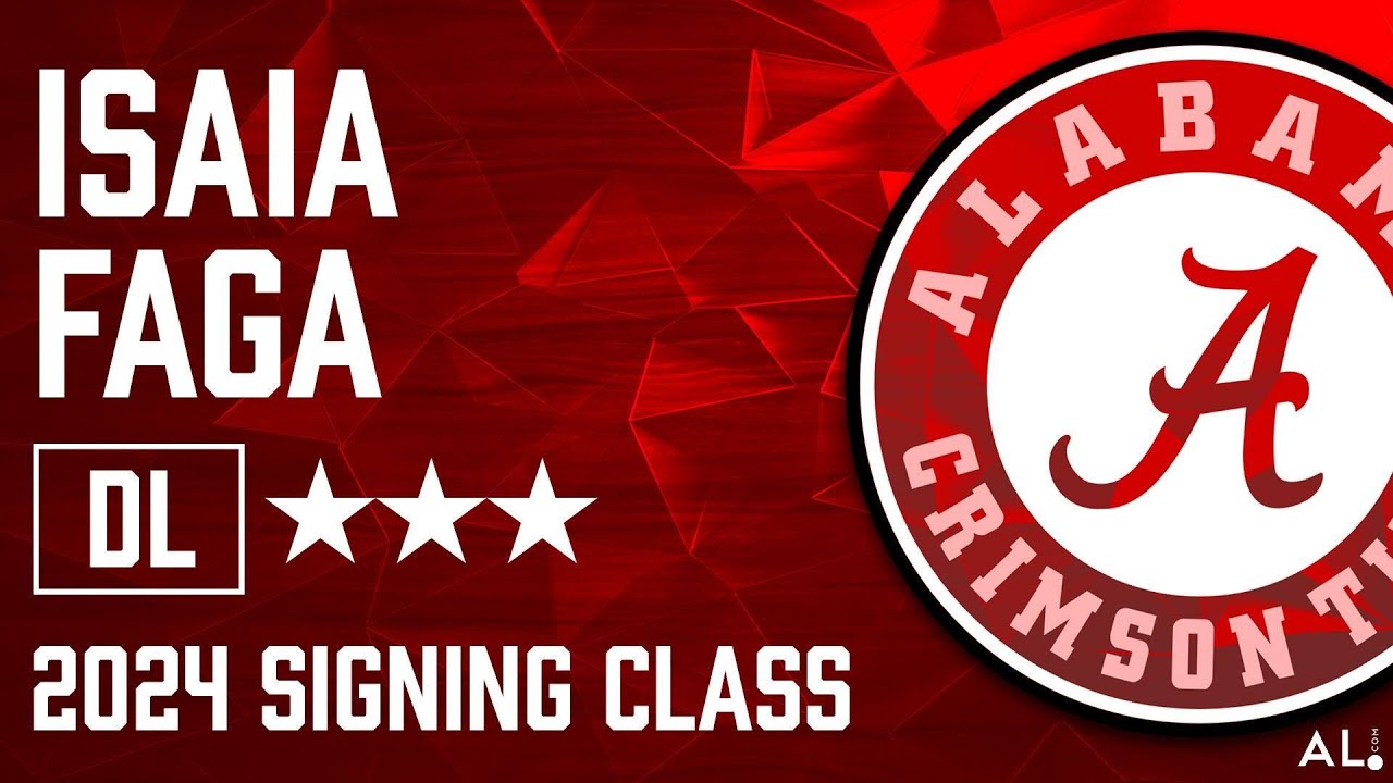 Isaia Faga - Alabama NIL Deals, Net Worth, Player Information ...