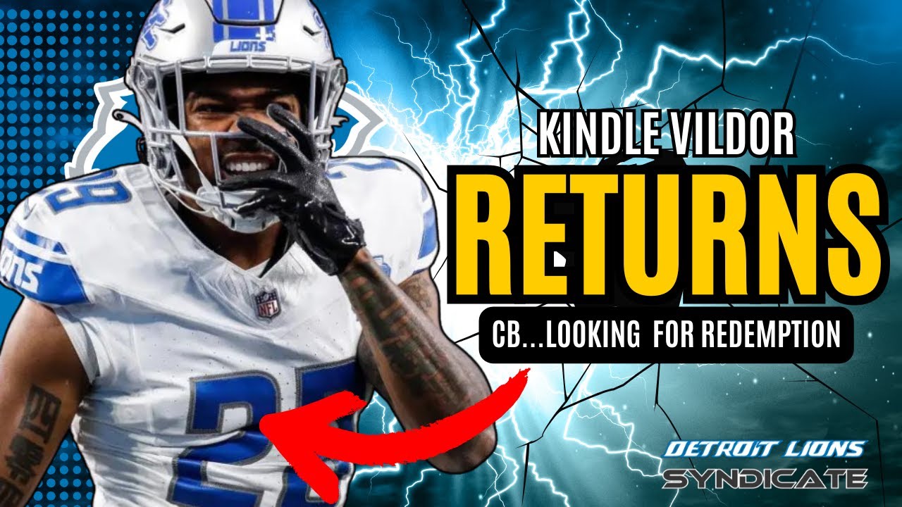 Kindle Vildor - Detroit Lions Net Worth, Contract, Detailed Information ...