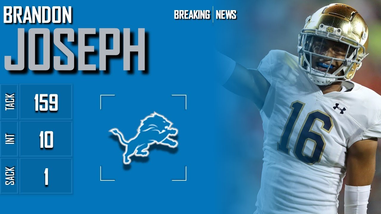 Brandon Joseph - Detroit Lions Net Worth, Contract, Detailed ...