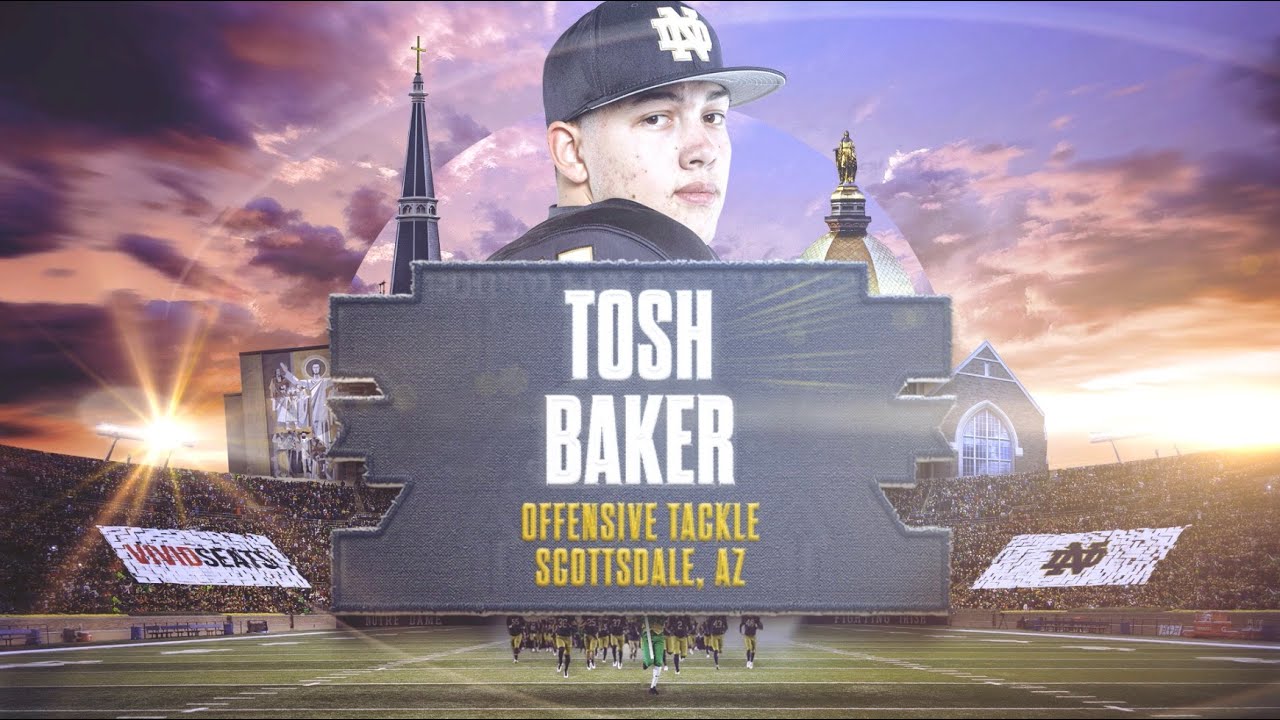 Tosh Baker - Notre Dame NIL Deals, Net Worth, Player Information ...