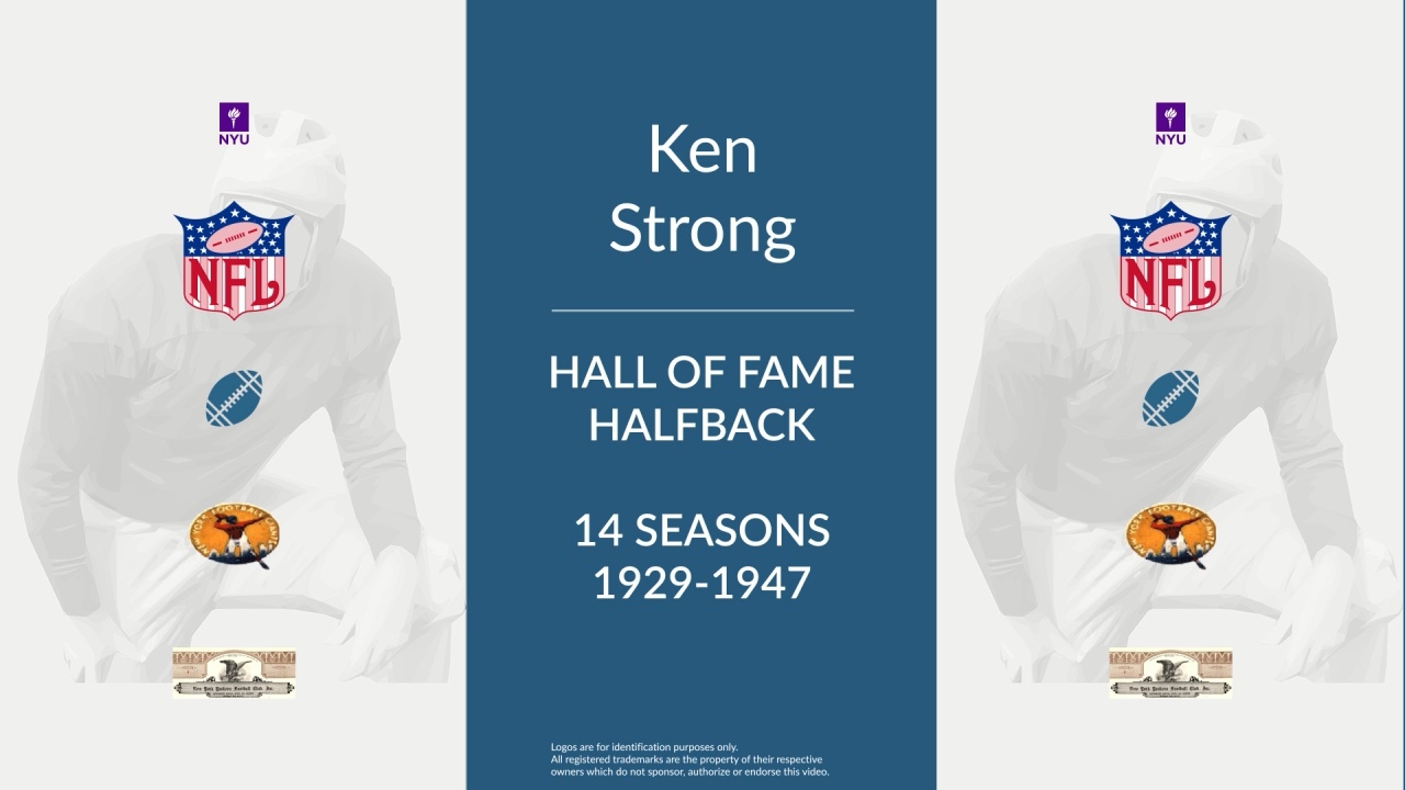 Ken Strong - Football Hall of Fame: Net Worth, Detailed Information ...
