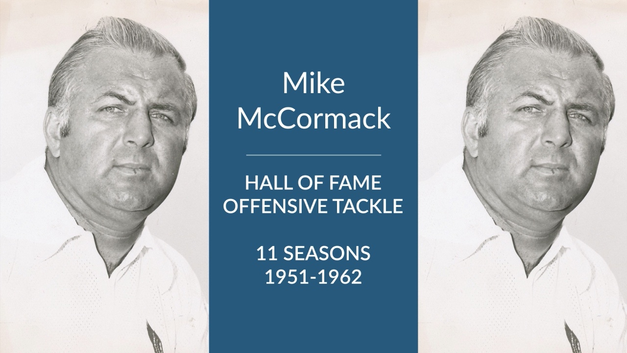 Mike McCormack - Football Hall of Famer: Net Worth, Detailed ...