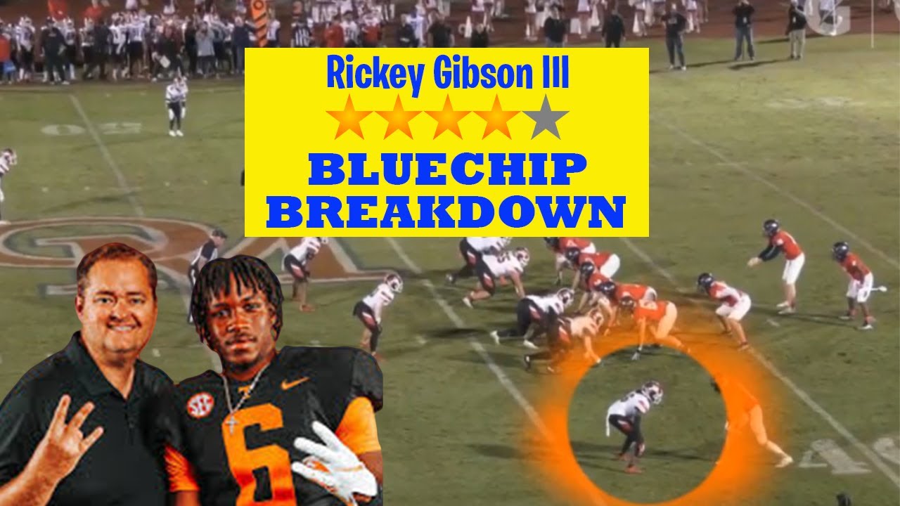 Rickey Gibson III - Tennessee NIL Deals, Net Worth, Player Information ...