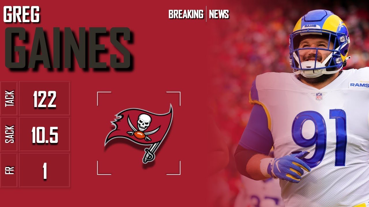 Greg Gaines - Tampa Bay Buccaneers Net Worth, Contract, Detailed ...