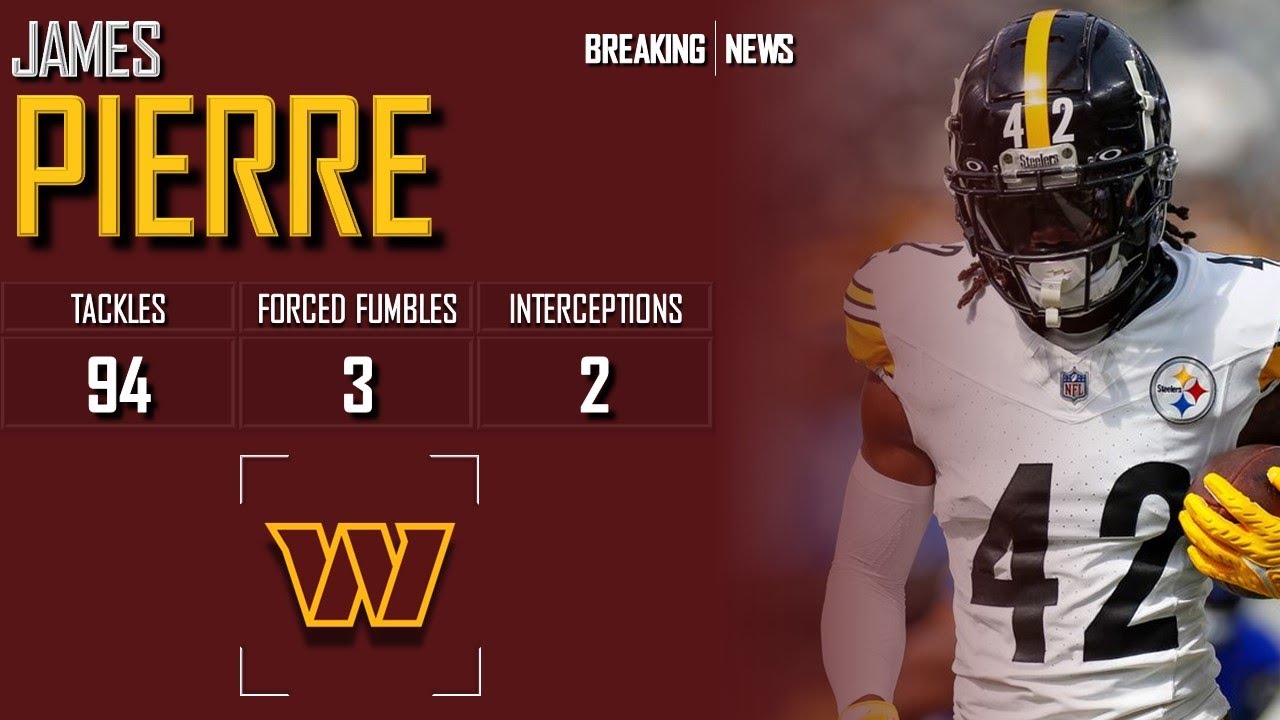James Pierre - Washington Commanders Net Worth, Contract, Detailed ...