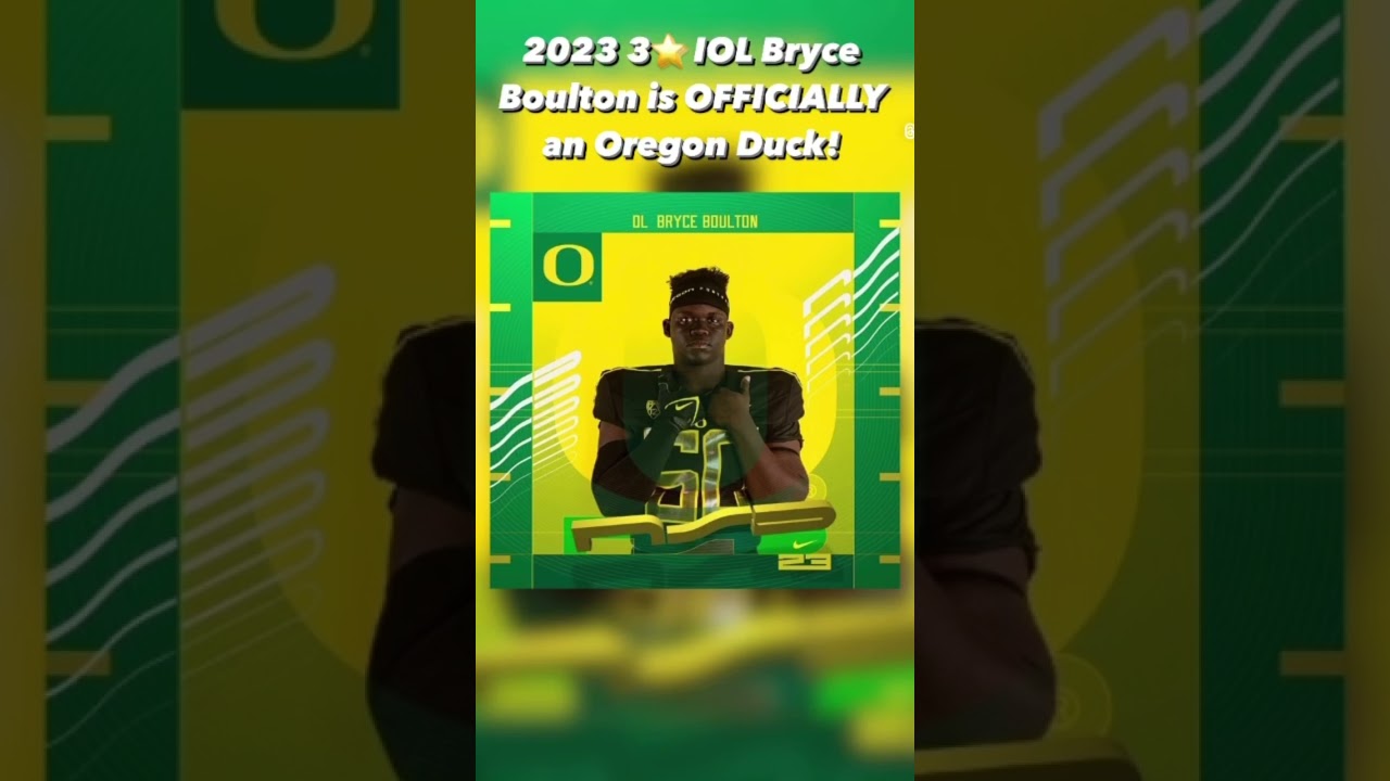 Bryce Boulton - Oregon NIL Deals, Net Worth, Player Information ...