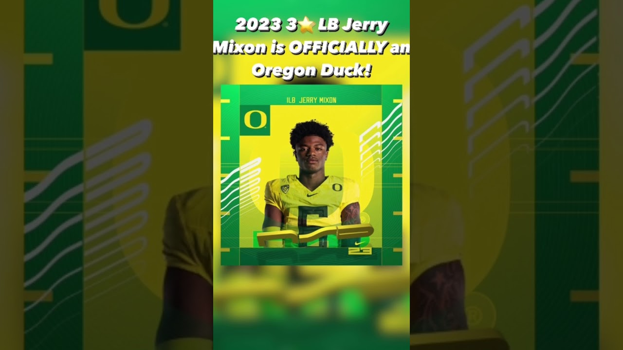 Jerry Mixon - Oregon NIL Deals, Net Worth, Player Information ...
