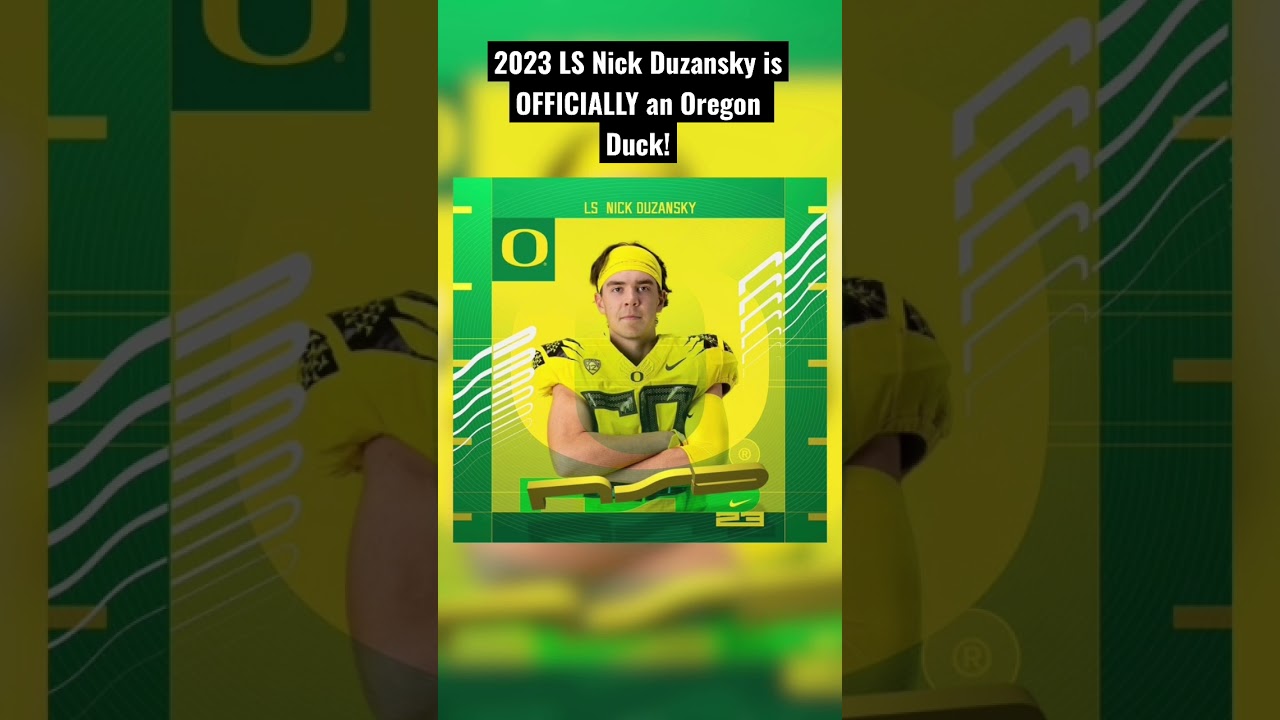 Nick Duzansky - Oregon NIL Deals, Net Worth, Player Information ...