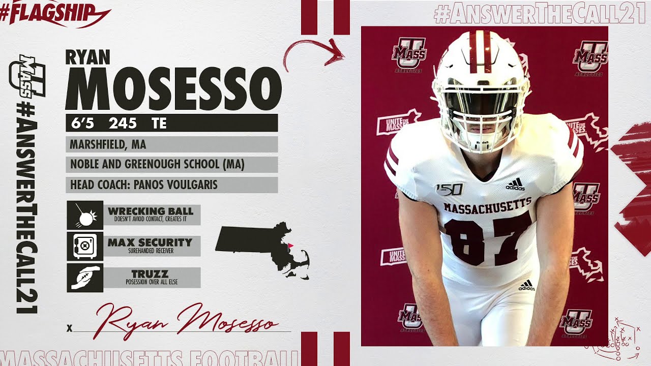Ryan Mosesso - UMass NIL Deals, Net Worth, Player Information ...
