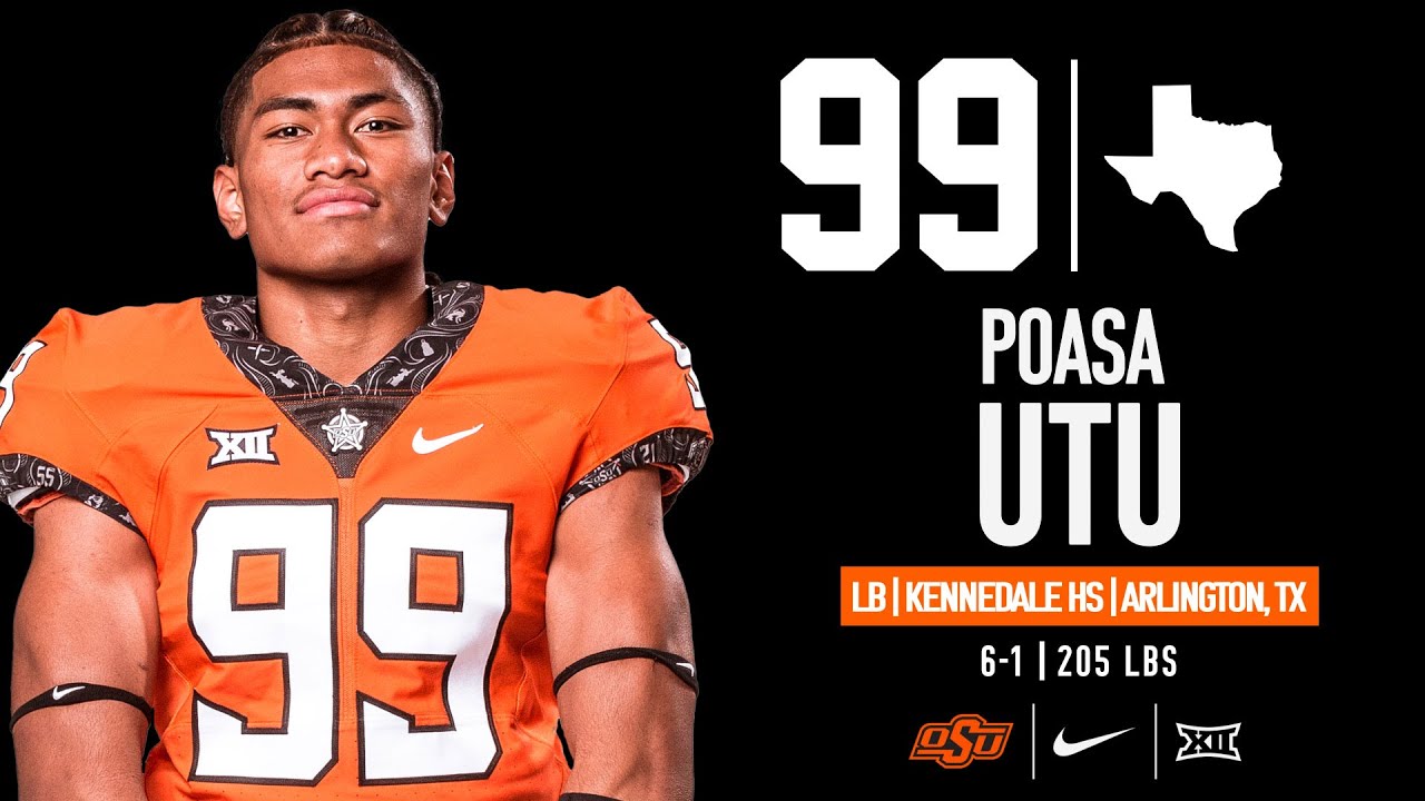 Poasa Utu - Oklahoma State NIL Deals, Net Worth, Player Information ...