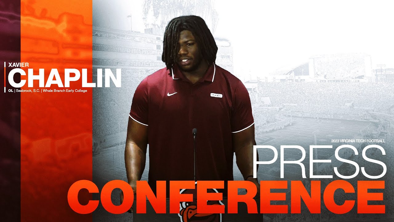 Xavier Chaplin - Virginia Tech NIL Deals, Net Worth, Player Information ...