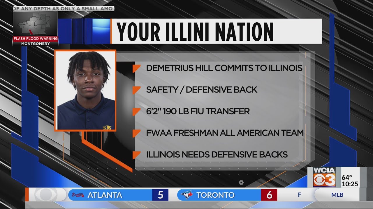 Demetrius Hill - Illinois NIL Deals, Net Worth, Player Information ...