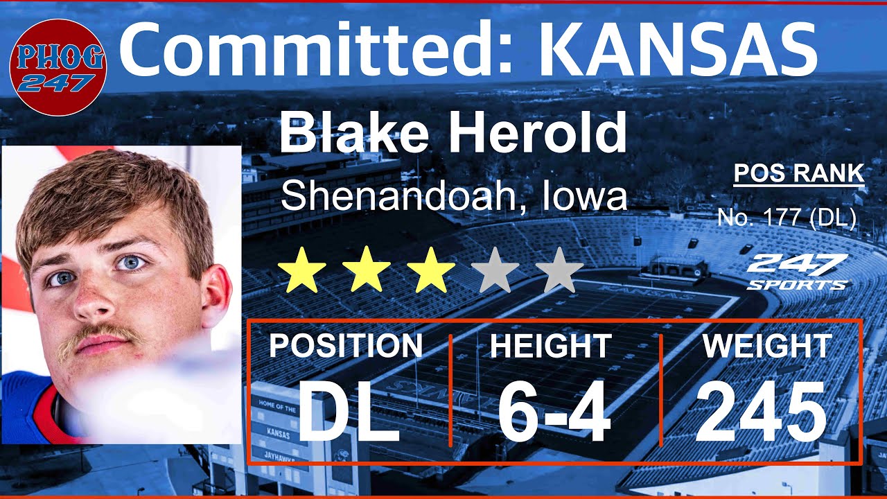 Blake Herold - Kansas NIL Deals, Net Worth, Player Information ...