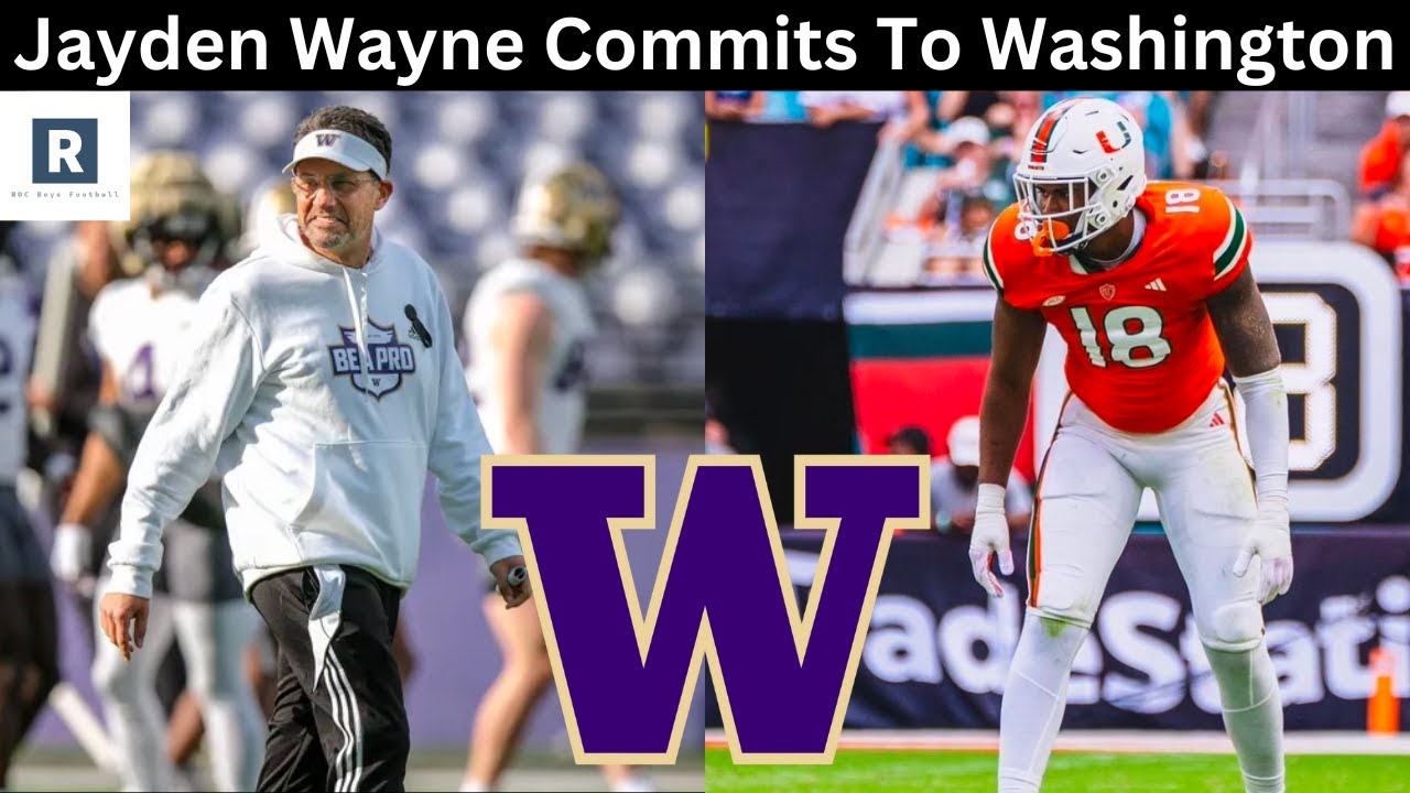 Jayden Wayne - Washington NIL Deals, Net Worth, Player Information ...