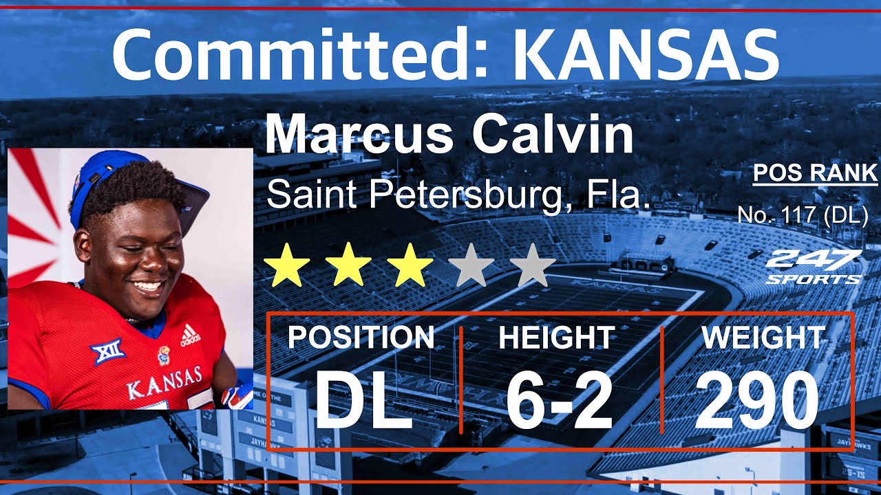Marcus Calvin - Kansas NIL Deals, Net Worth, Player Information ...
