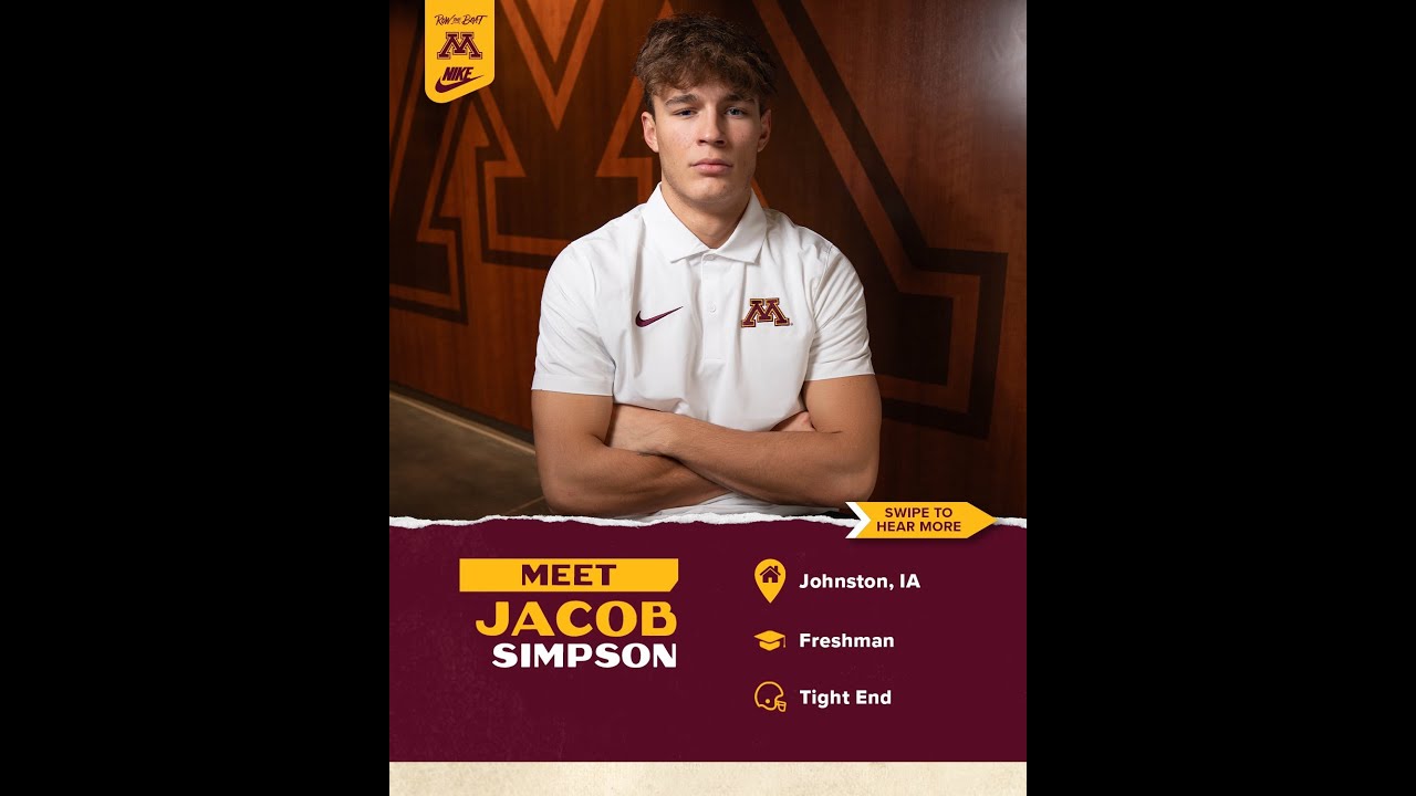 Jacob Simpson - Minnesota NIL Deals, Net Worth, Player Information ...