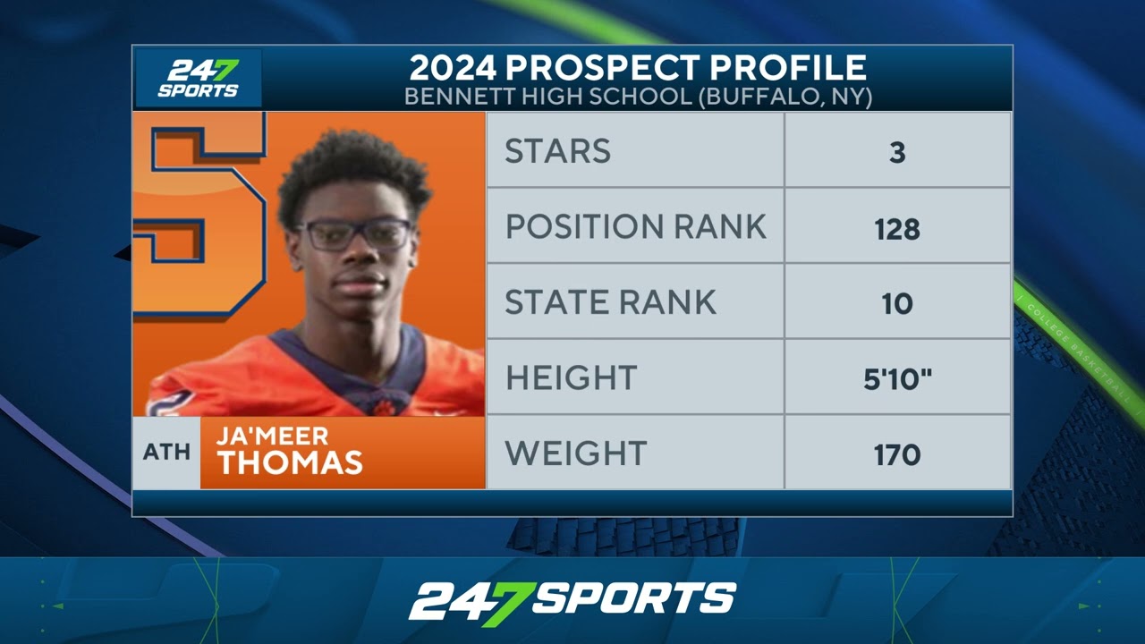 Ja'Meer Thomas - Syracuse NIL Deals, Net Worth, Player Information ...