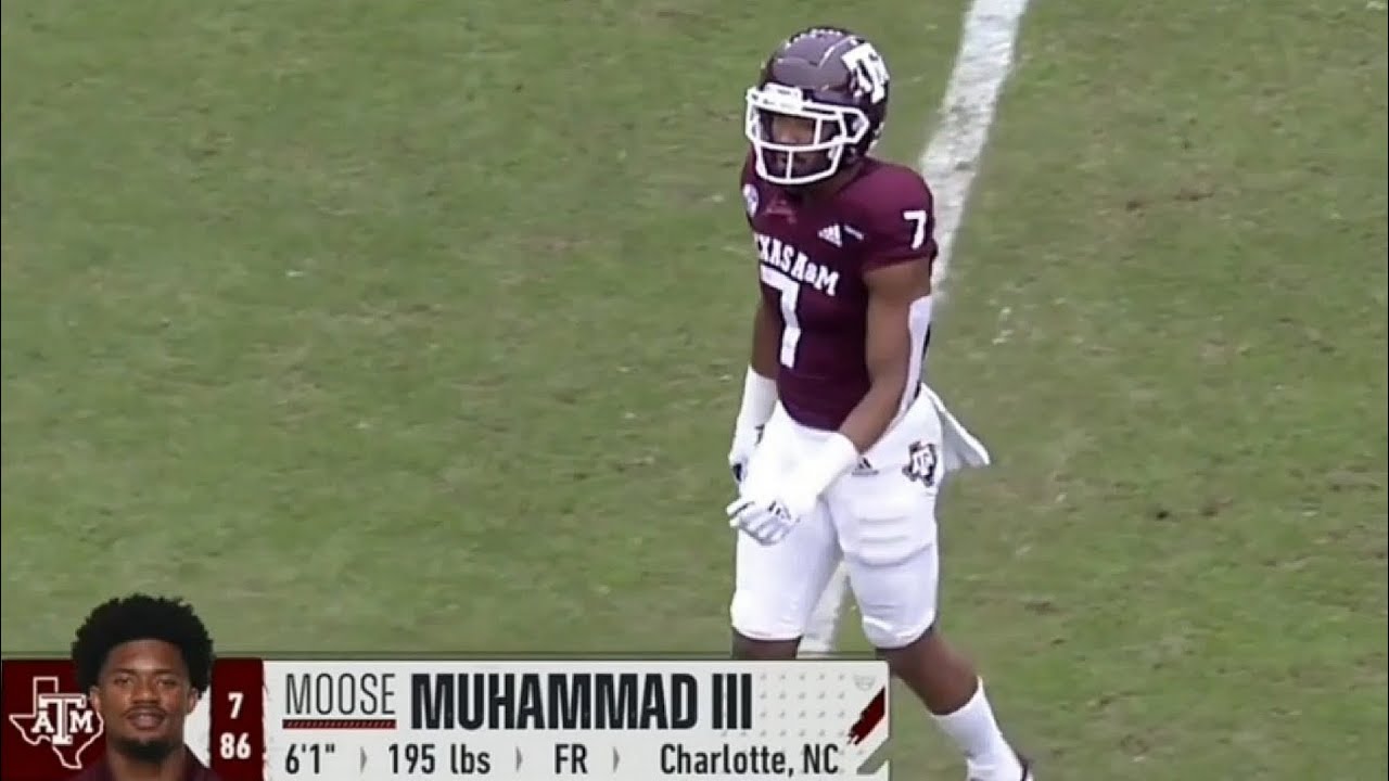 Moose Muhammad III - Texas A&M NIL Deals, Net Worth, Player Information ...