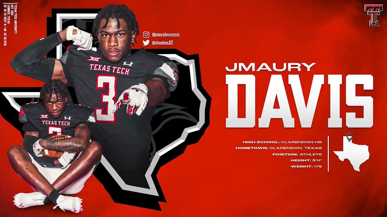 JMaury Davis - Texas Tech NIL Deals, Net Worth, Player Information ...