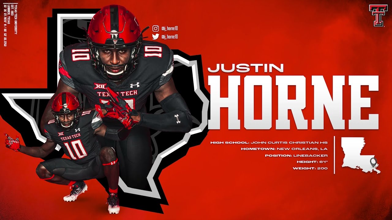 Justin Horne - Texas Tech NIL Deals, Net Worth, Player Information ...