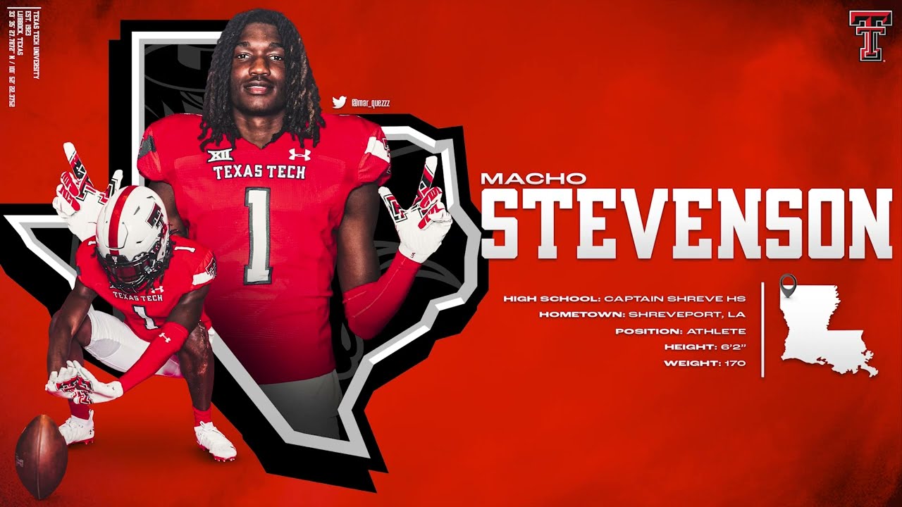 Macho Stevenson - Texas Tech NIL Deals, Net Worth, Player Information ...