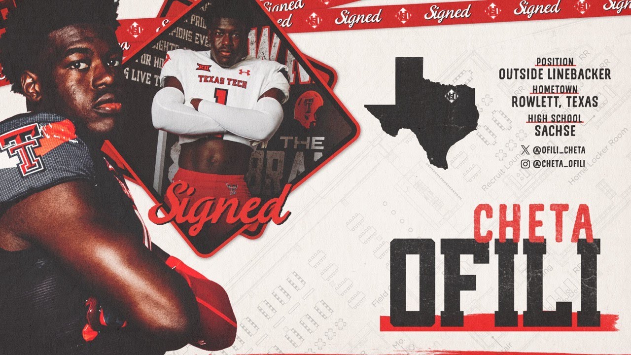 Cheta Ofili - Texas Tech NIL Deals, Net Worth, Player Information ...