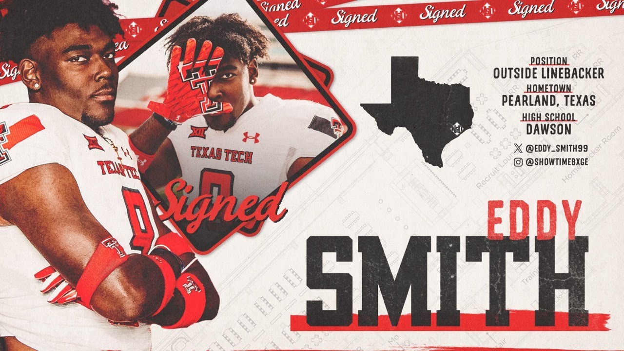 Eddy Smith - Texas Tech NIL Deals, Net Worth, Player Information ...