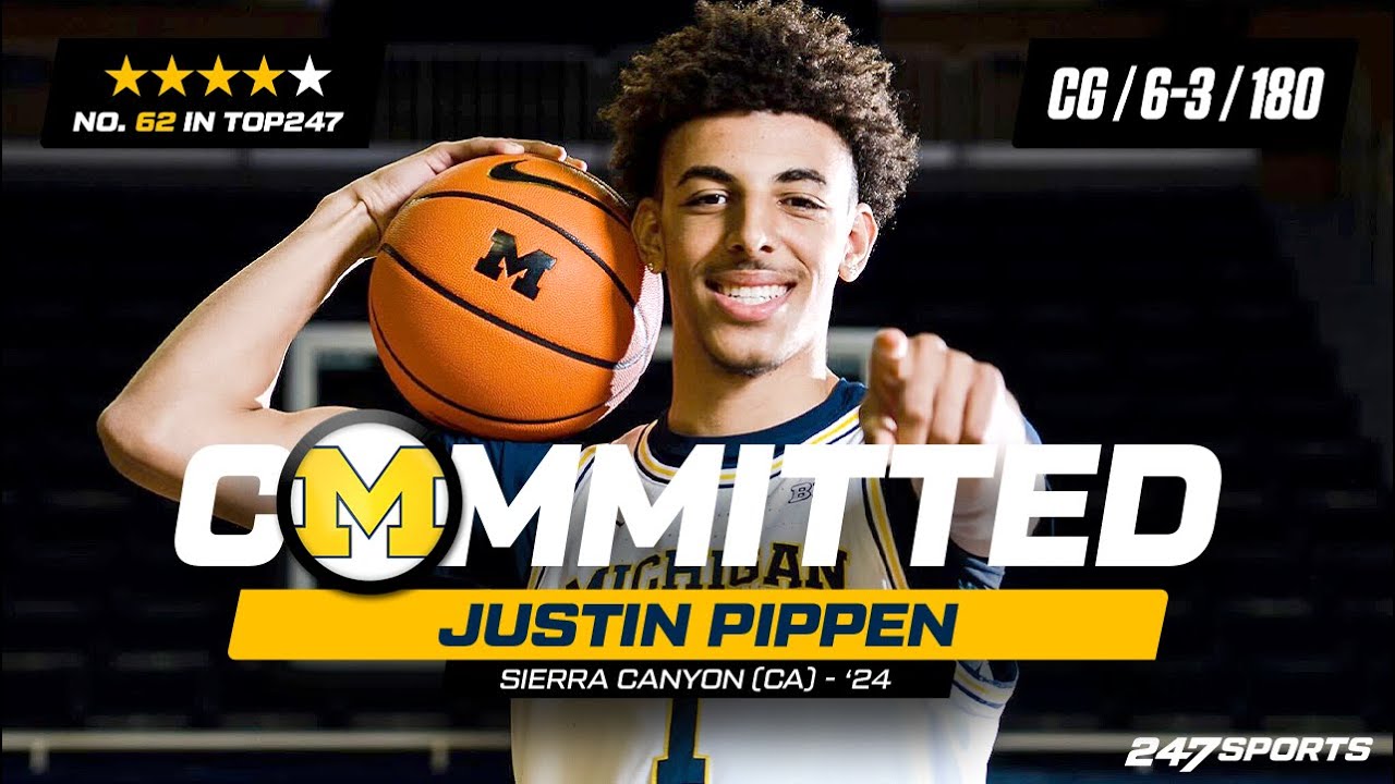 Justin Pippen - Michigan NIL Deals, Net Worth, Player Information ...