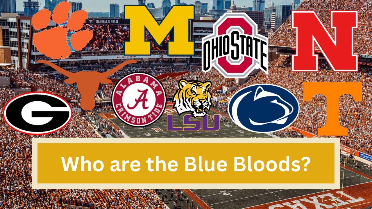 Blue Bloods of College Football: Recognizing the Elite Programs Shaping ...